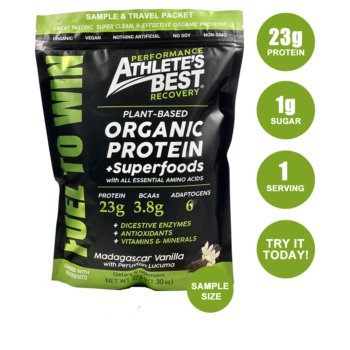 Travel & Sample Size Organic Plant Protein with Adaptogens & Superfoods ...